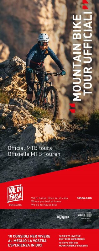 Official mountain bike tours map