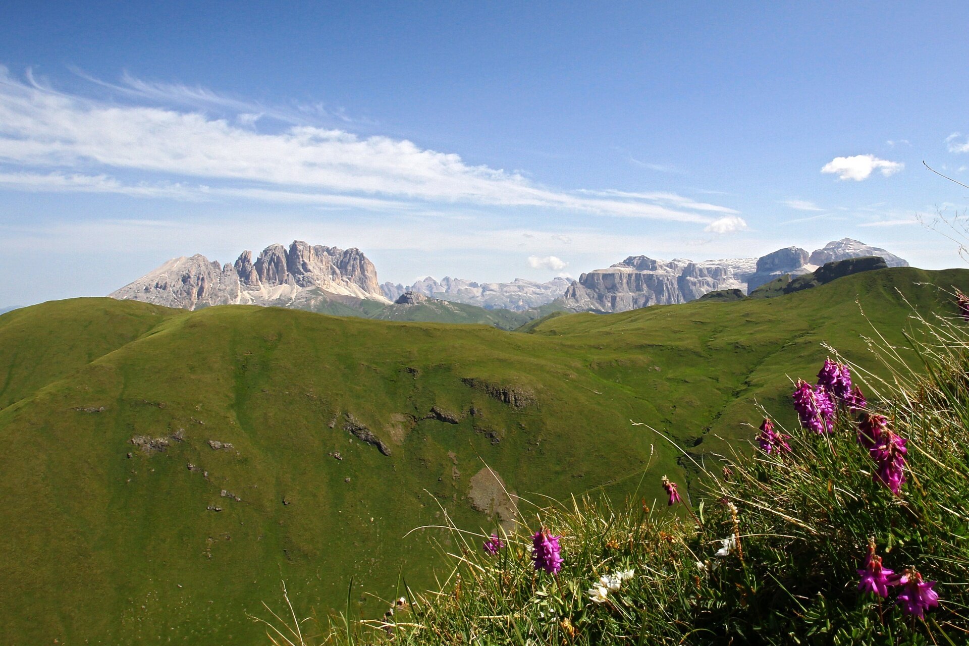 Pozza (Buffaure) - Col de Valvacin - Creste del Buffaure - Sela Brunéch ...